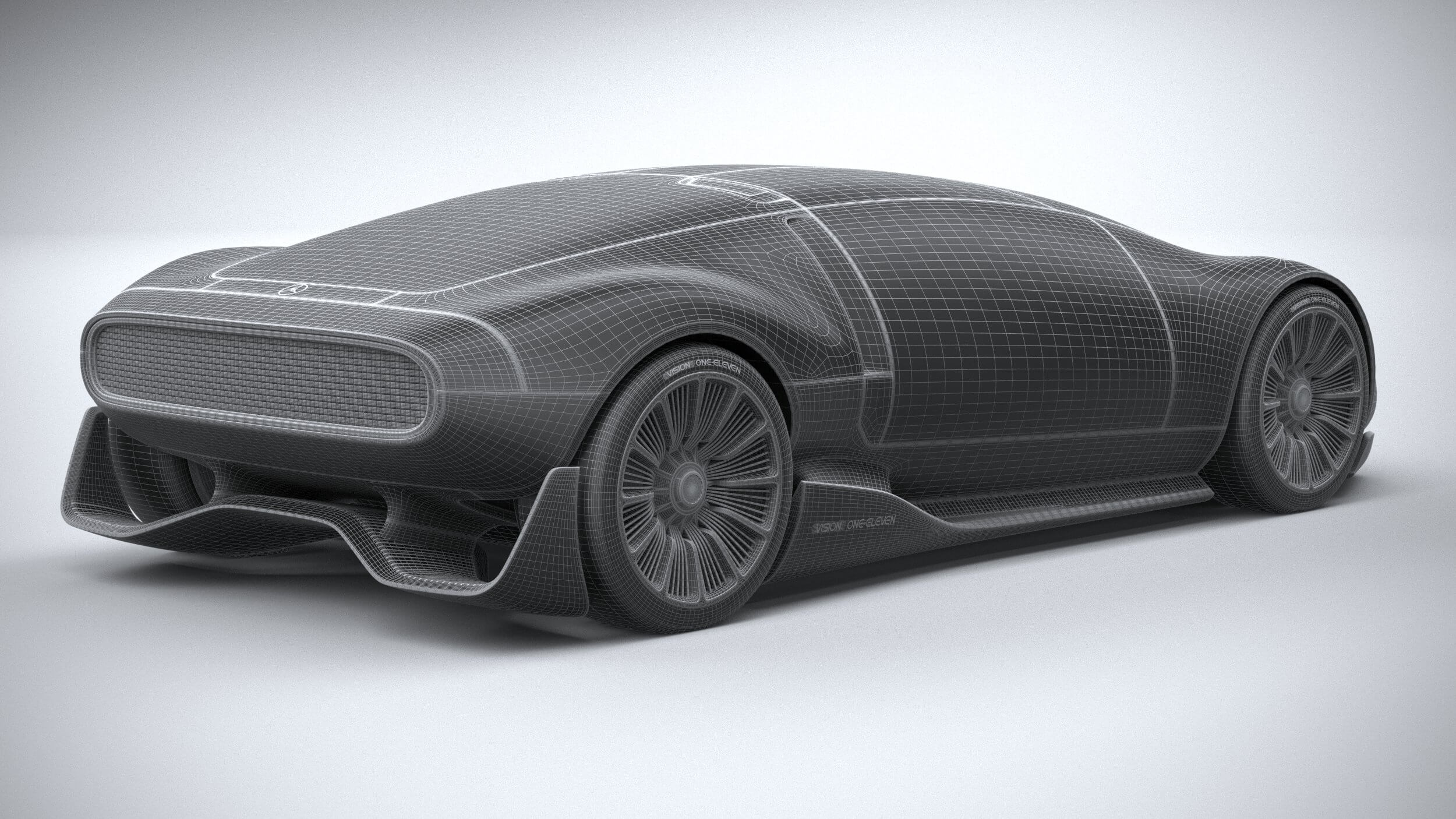 Mercedes-Benz Vision 111 Concept 2023 3D Model by SQUIR