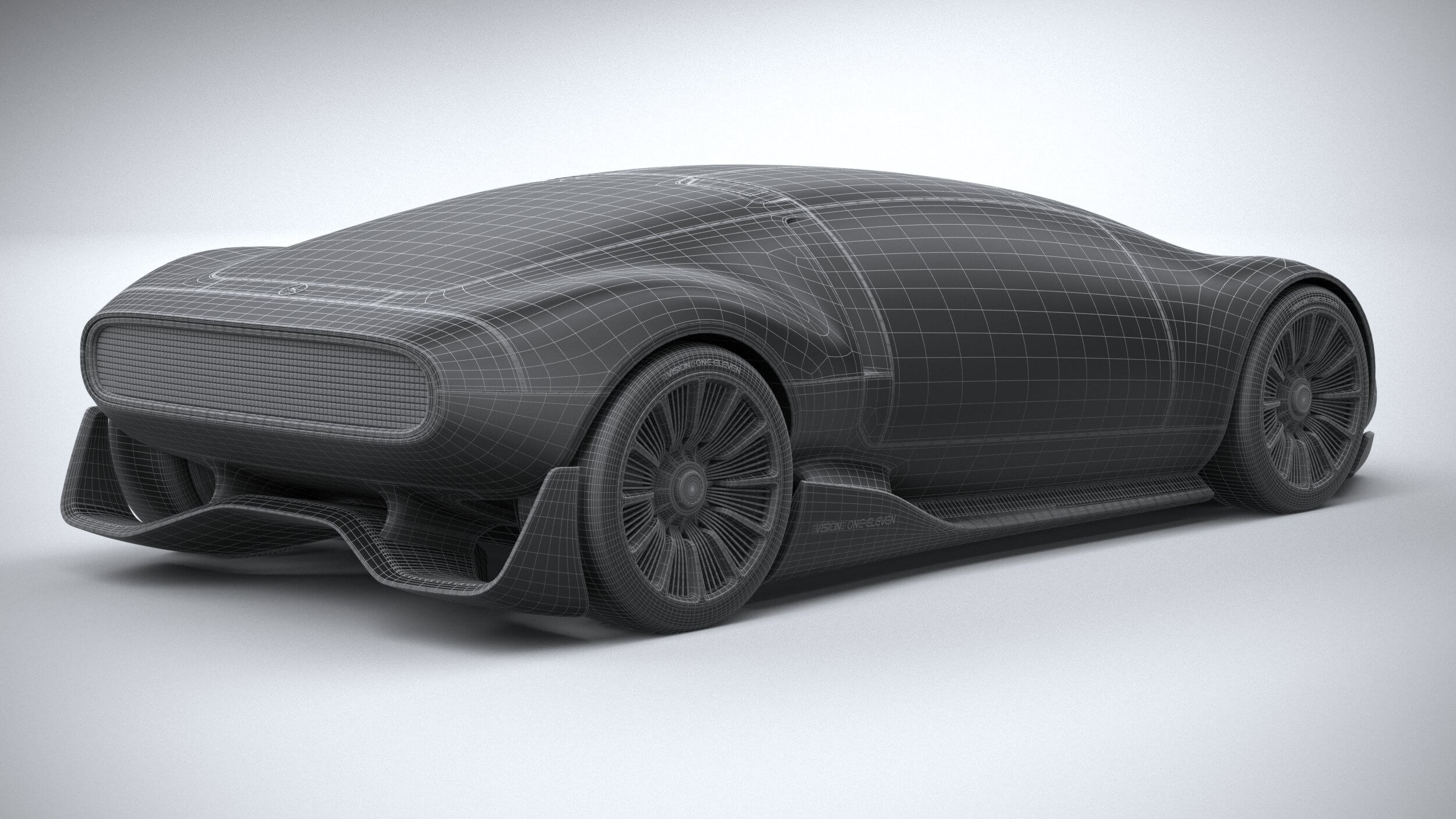 Mercedes-Benz Vision 111 Concept 2023 3D Model by SQUIR