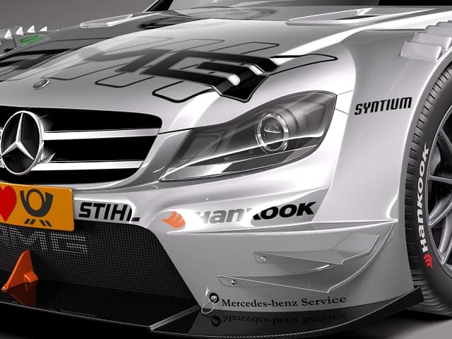 Mercedes C AMG DTM 2012-2014 3D Model by SQUIR