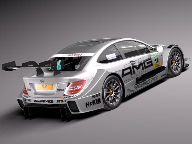 Mercedes C AMG DTM 2012-2014 3D Model by SQUIR