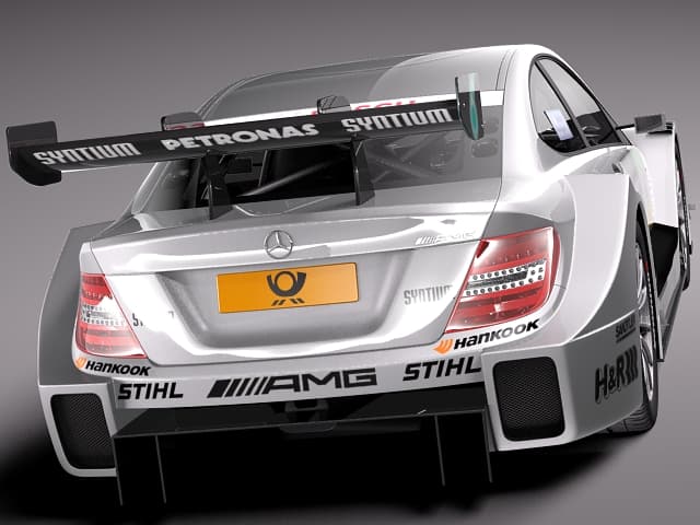 Mercedes C AMG DTM 2012-2014 3D Model by SQUIR