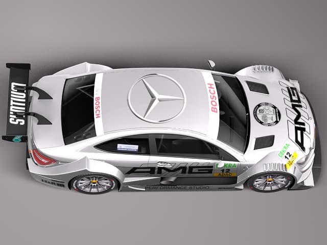 Mercedes C AMG DTM 2012-2014 3D Model by SQUIR