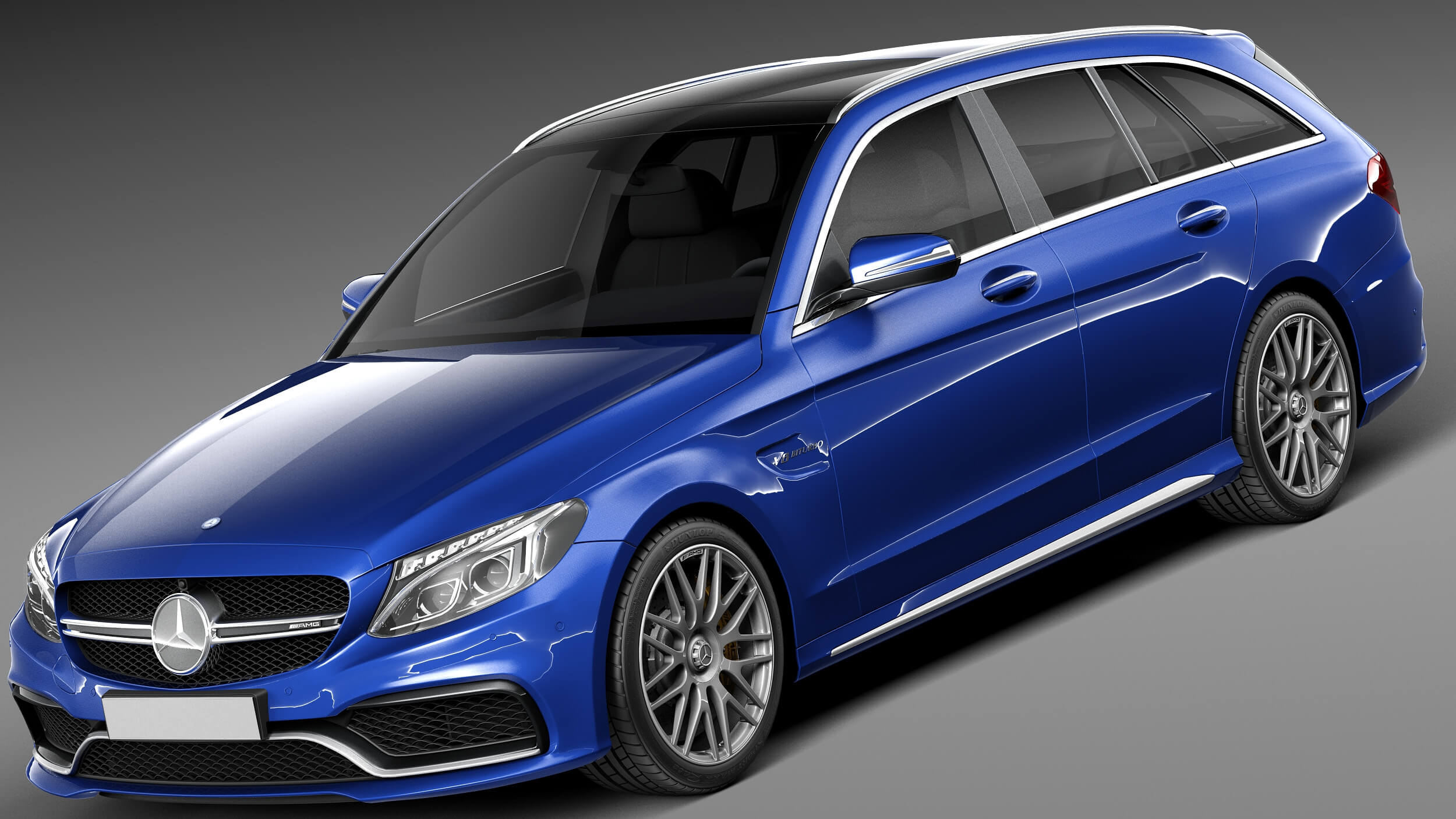 Mercedes C63 AMG W205 Estate 2015 - 3D Model by SQUIR