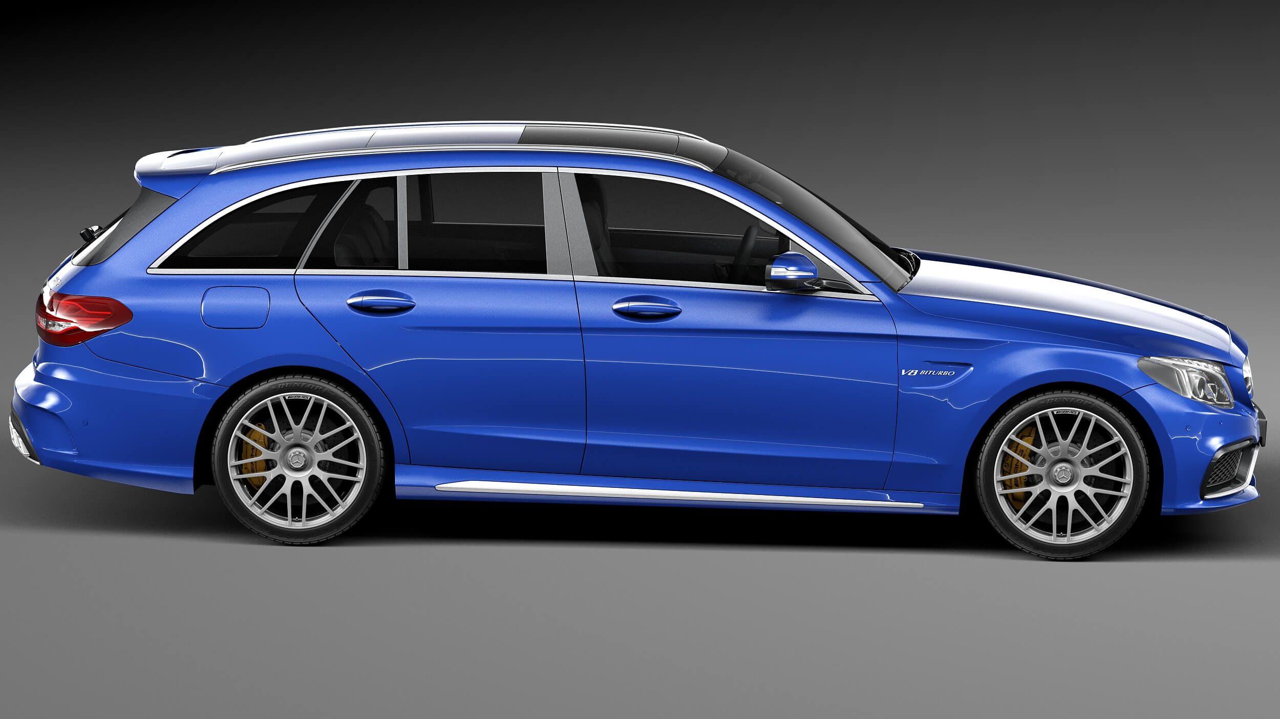 Mercedes C63 AMG W205 Estate 2015 - 3D Model by SQUIR