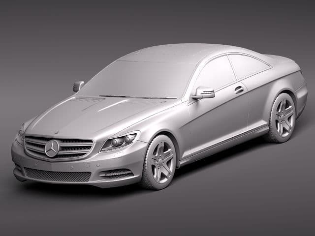 Mercedes CL 2011 - 3D Model by SQUIR