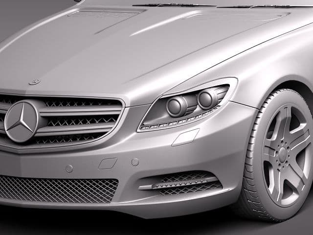 Mercedes CL 2011 - 3D Model by SQUIR