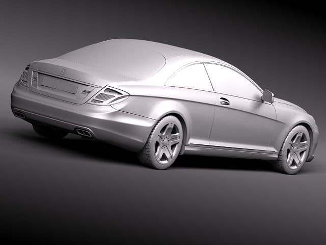 Mercedes CL 2011 - 3D Model by SQUIR