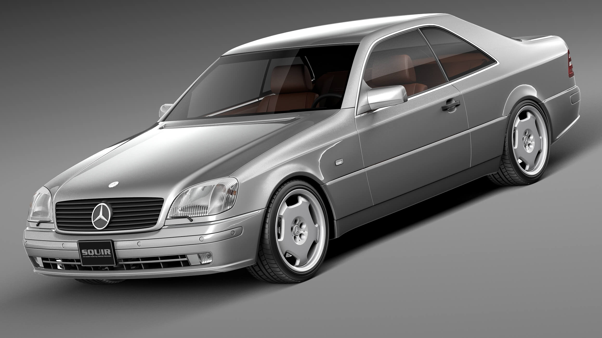 Mercedes CL 500 C140 1993-1998 3D Model by SQUIR