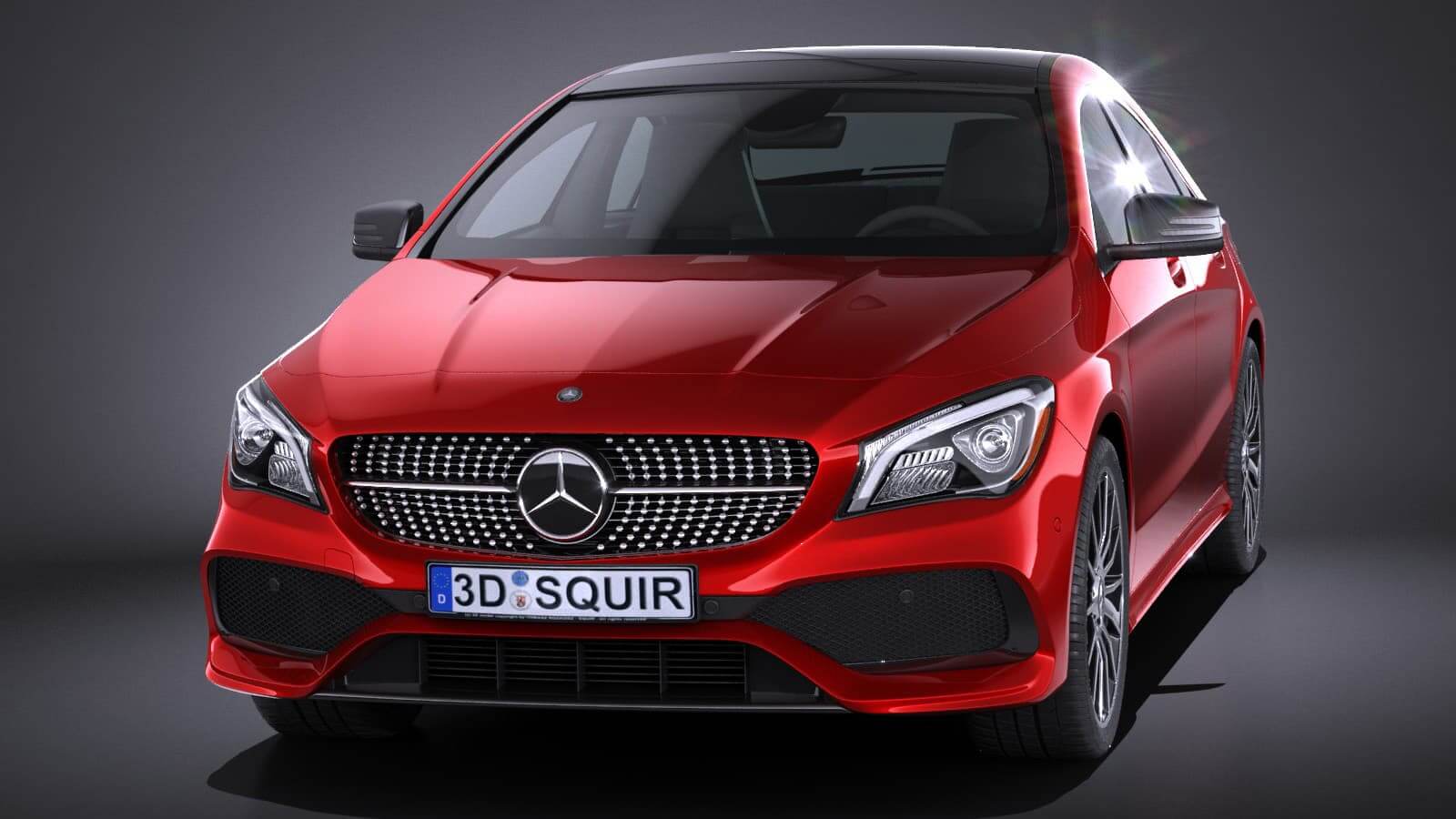 Mercedes CLA 2017 - 3D Model by SQUIR