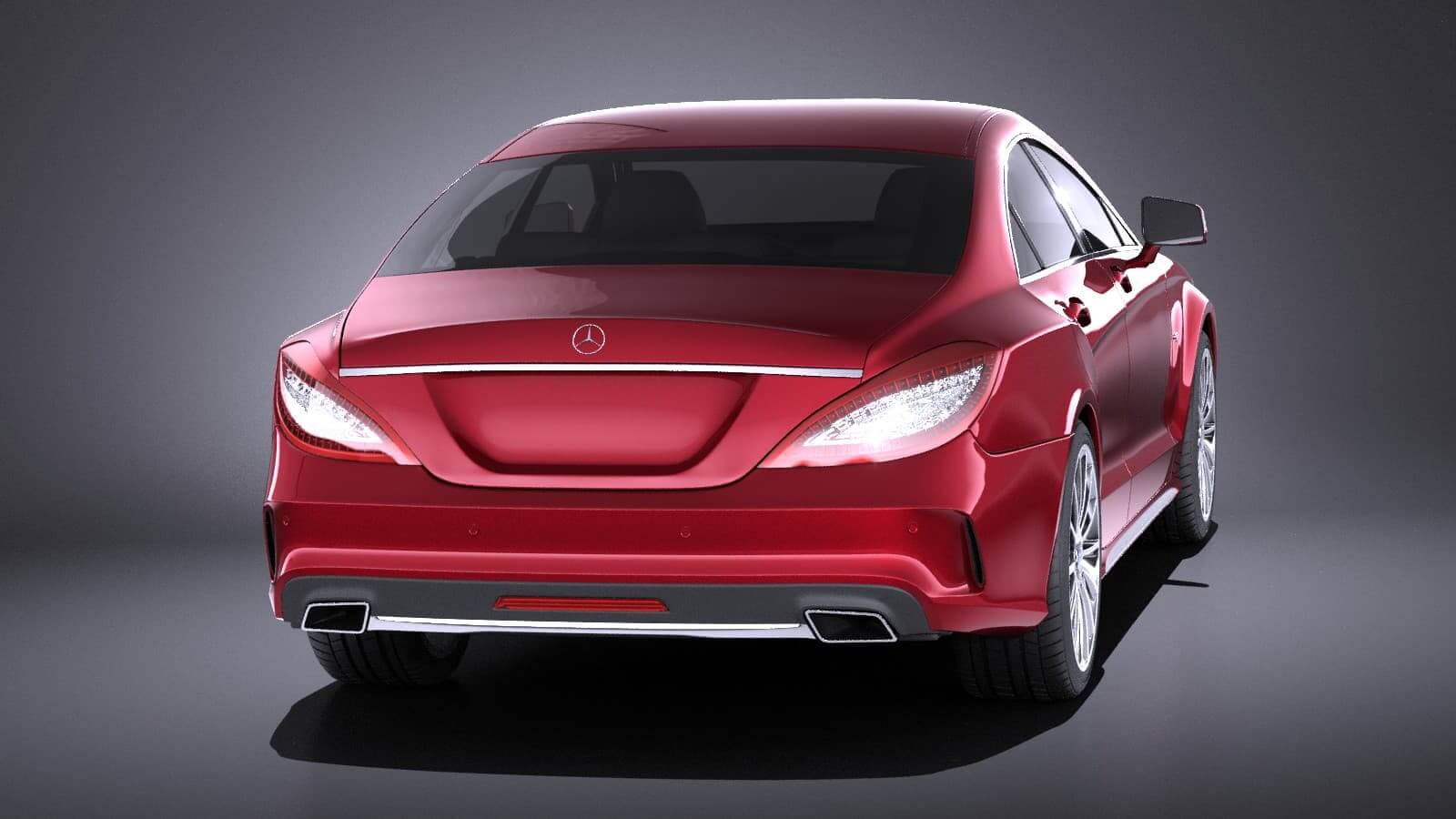 Mercedes CLS 2015 (V-Ray) 3D Model by SQUIR