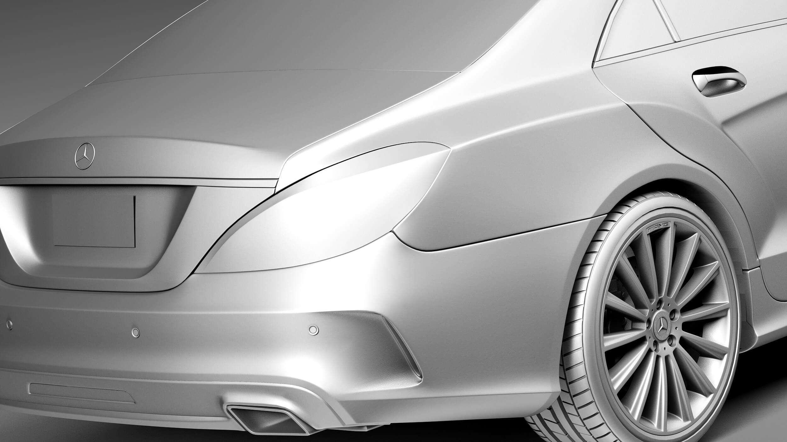 Mercedes-Benz CLS 2015 3D Model by SQUIR