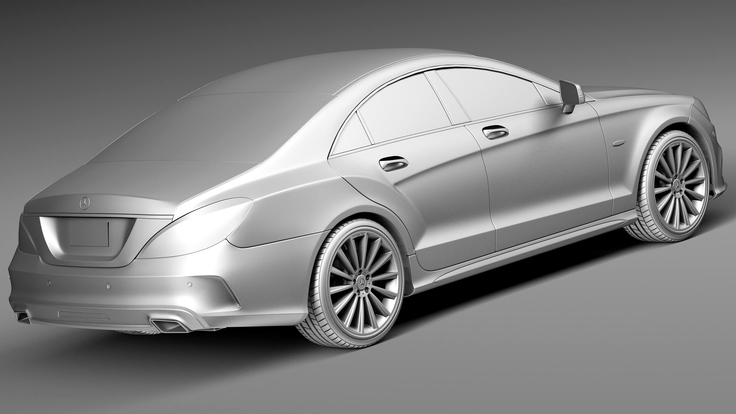 Mercedes-Benz CLS 2015 3D Model by SQUIR