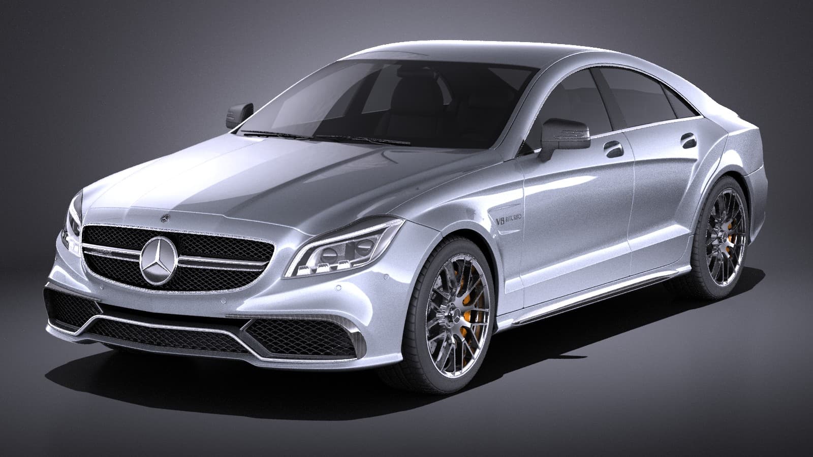 Mercedes CLS 63 AMG 2015 (V-Ray) 3D Model by SQUIR