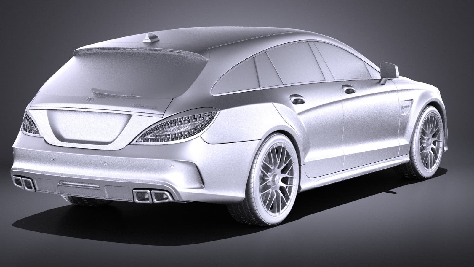 Mercedes CLS 63 AMG Shooting Brake 2015 (V-Ray) 3D Model by SQUIR