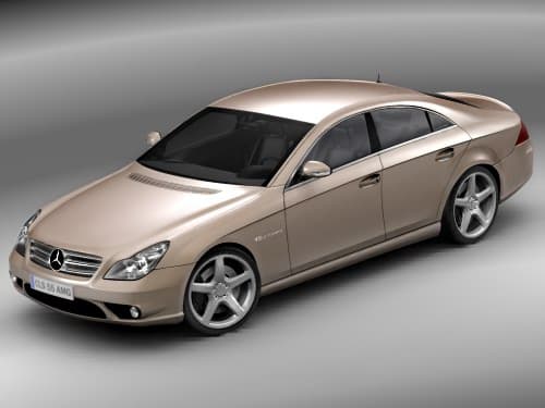 Mercedes CLS AMG 2004-2010 3D Model by SQUIR