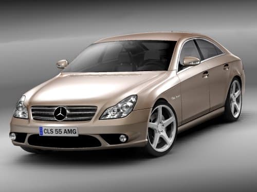 Mercedes CLS AMG 2004-2010 3D Model by SQUIR