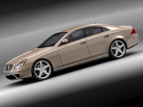 Mercedes CLS AMG 2004-2010 3D Model by SQUIR