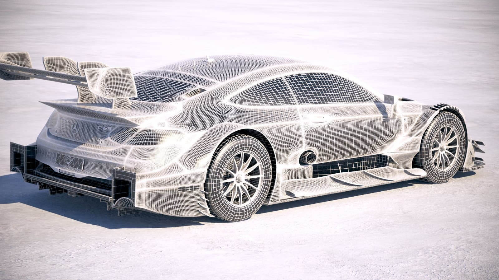 Mercedes DTM 2017 - 3D Model by SQUIR