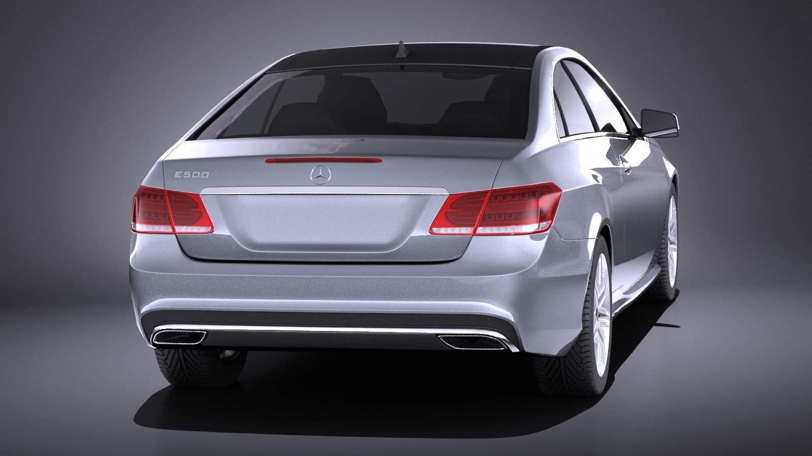 Mercedes-Benz E-Class 2015 Coupe (V-Ray) 3D Model by SQUIR