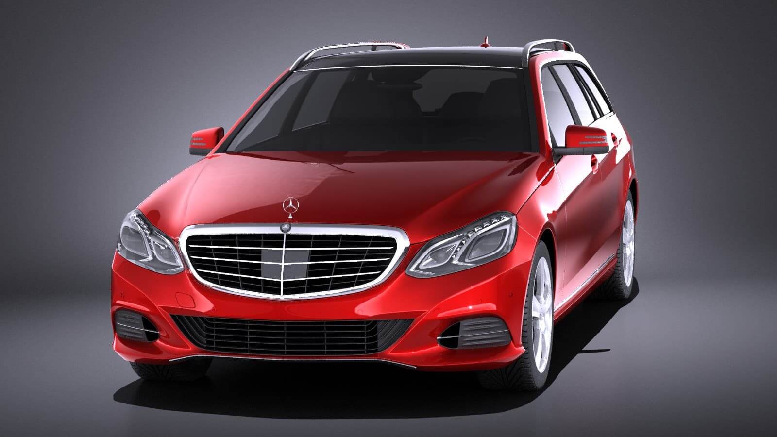 Mercedes E-Class 2015 Estate (V-Ray) 3D Model by SQUIR