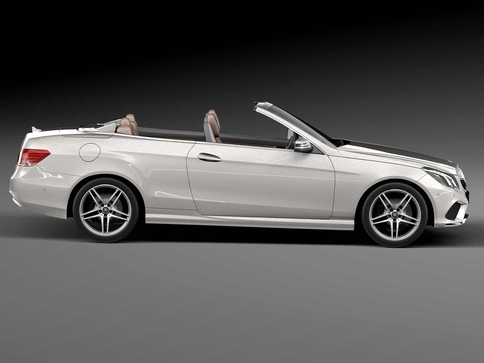 Mercedes E-Class AMG Convertible 2015 3D Model by SQUIR