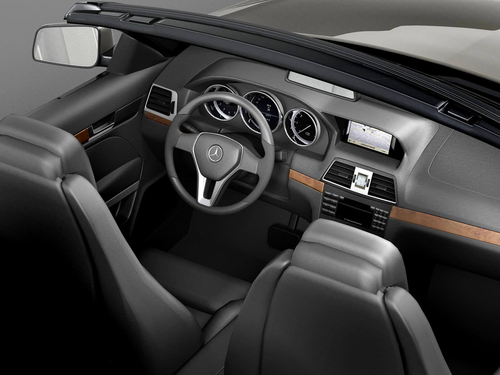 Mercedes E-Class AMG Convertible 2015 3D Model by SQUIR