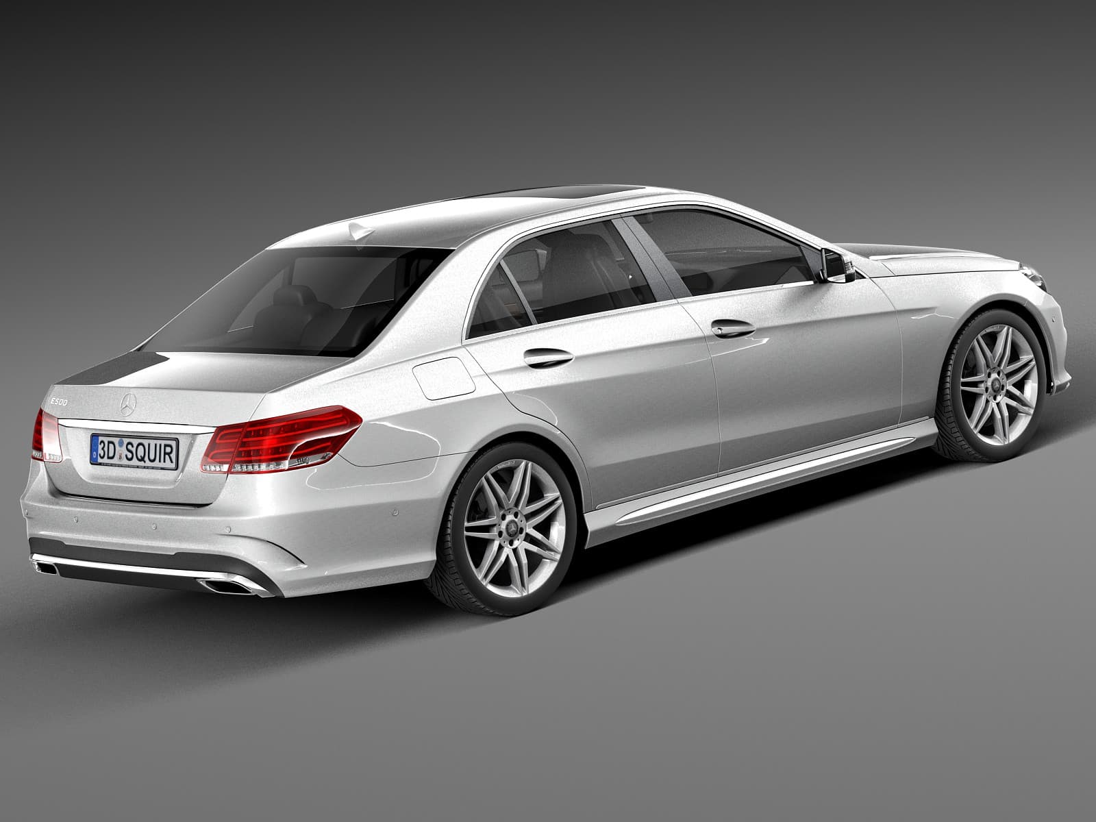 Mercedes E-Class AMG Sedan 2015 3D Model by SQUIR