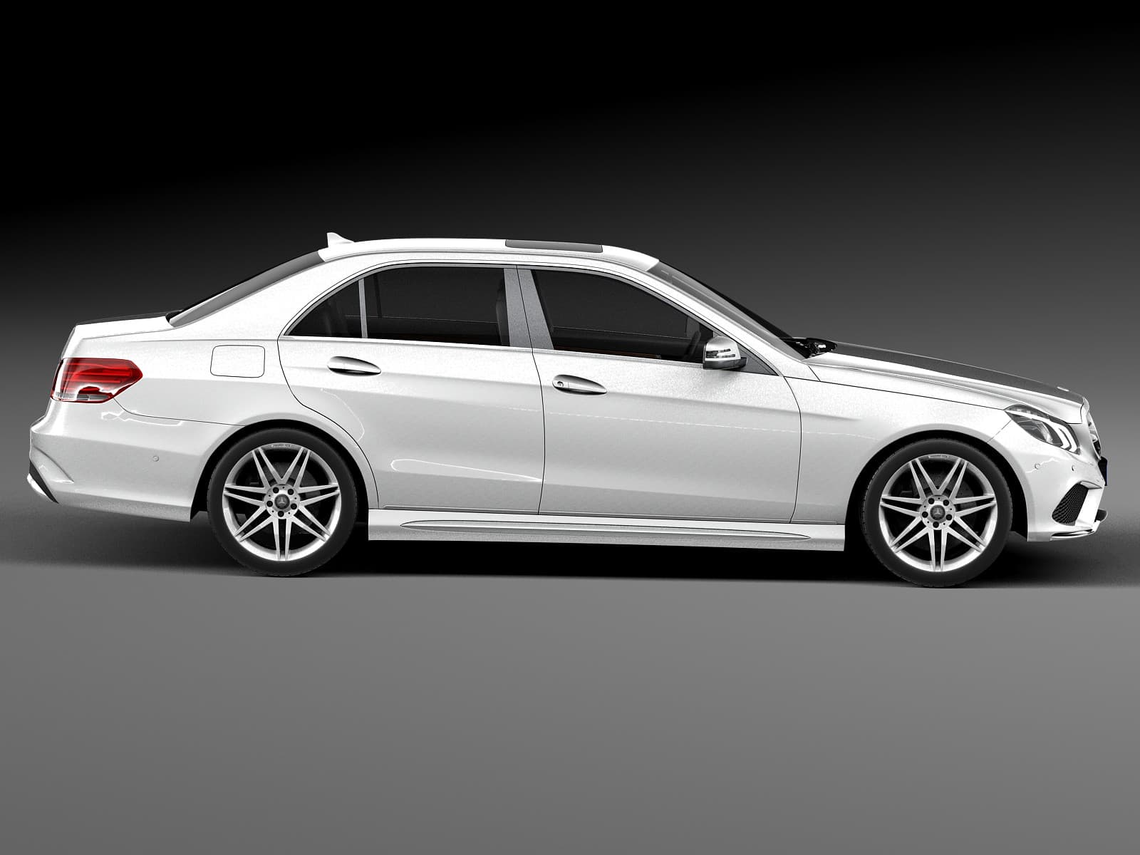 Mercedes E-Class AMG Sedan 2015 3D Model by SQUIR