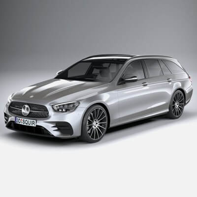 Mercedes E-Class Estate AMG Line 2021 3D Model by SQUIR