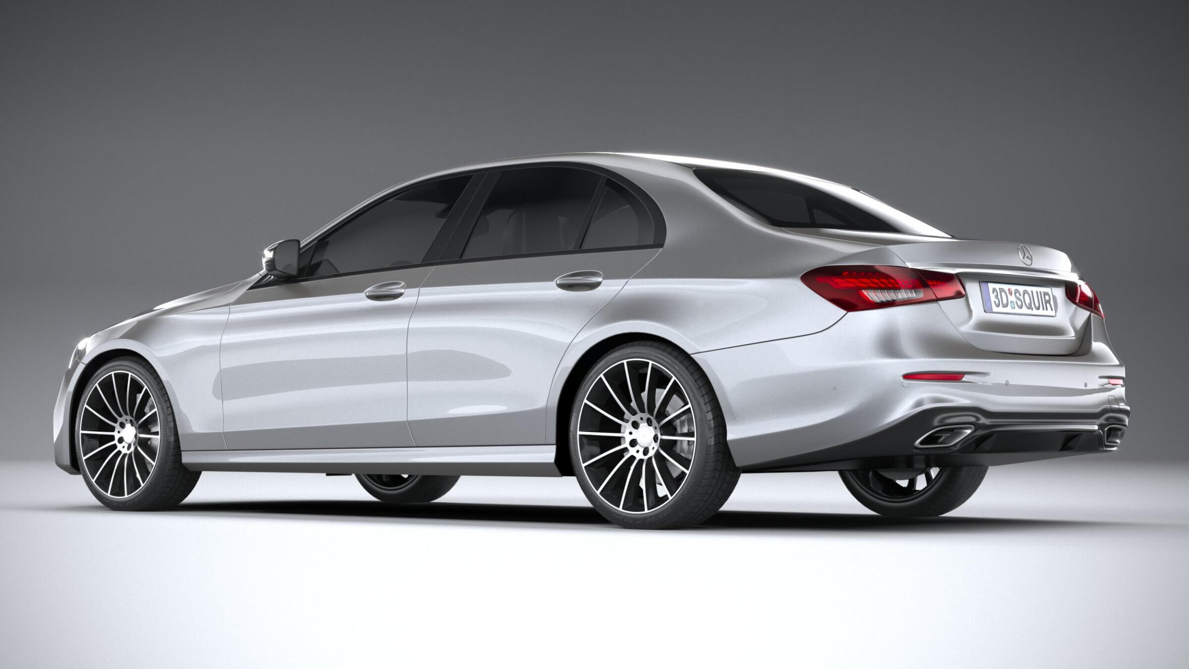 Mercedes E-Class Sedan AMG Line 2021 3D Model by SQUIR