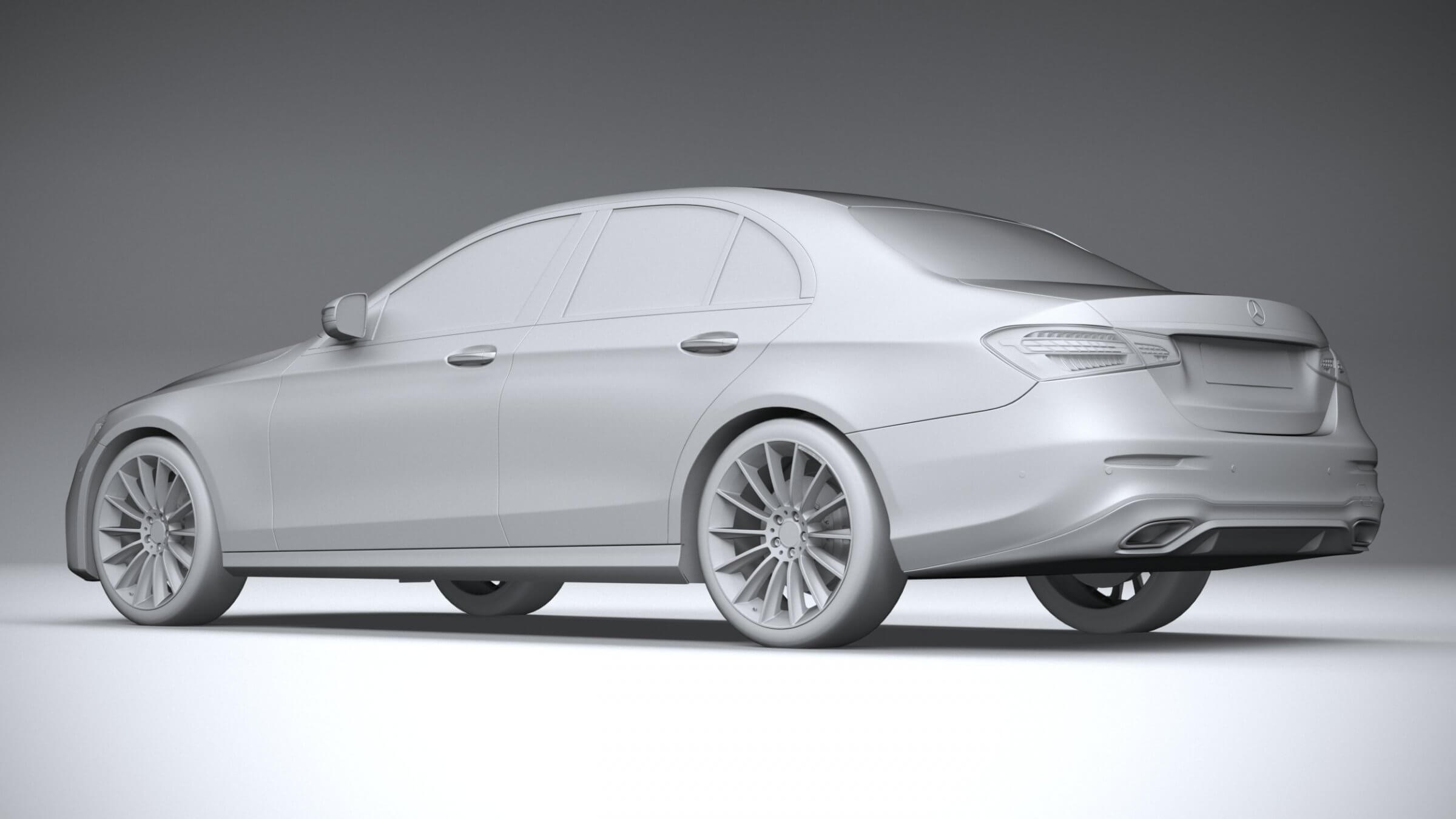 Mercedes E-Class Sedan AMG Line 2021 3D Model by SQUIR