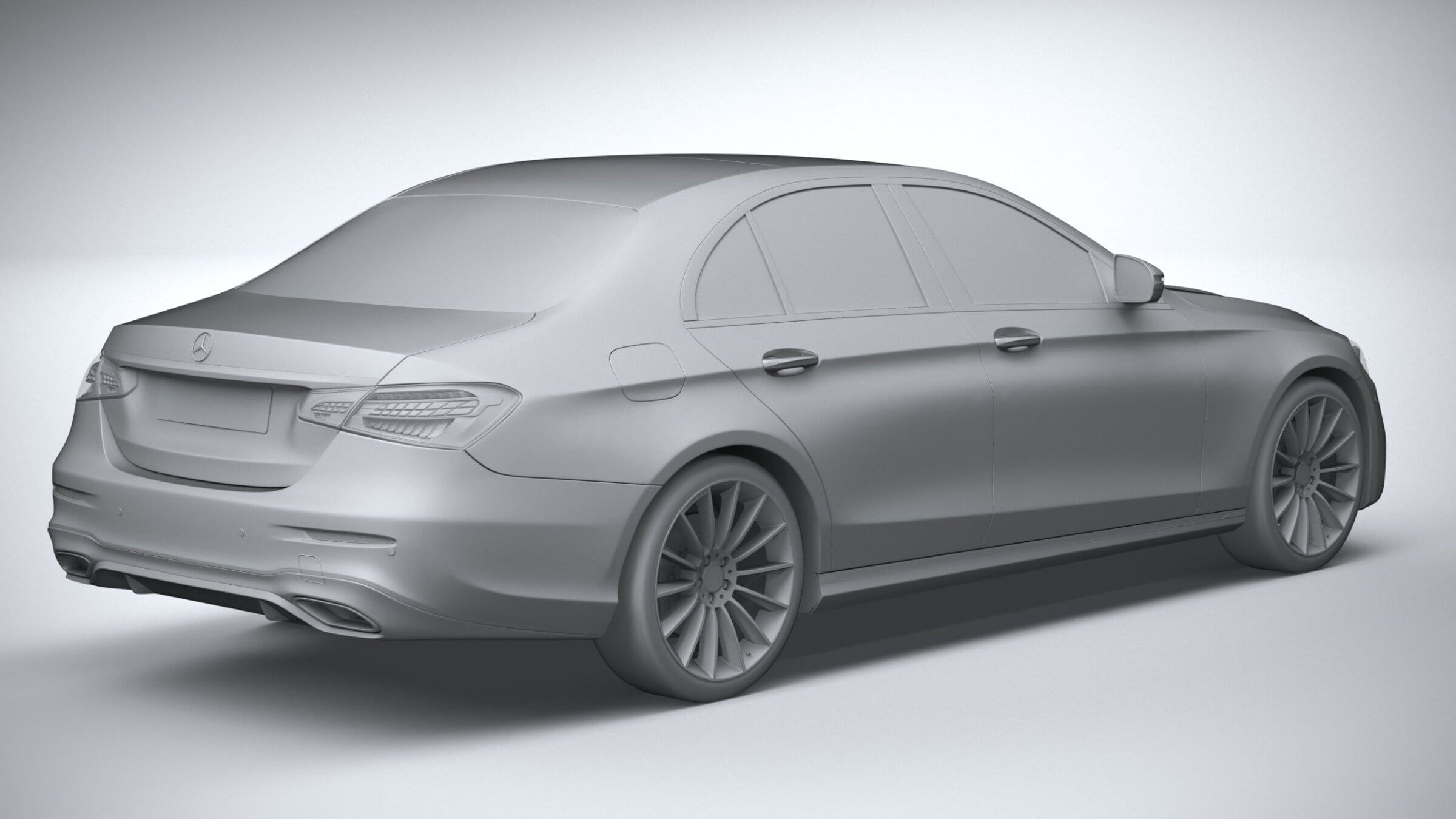Mercedes E-Class Sedan AMG Line 2021 3D Model by SQUIR