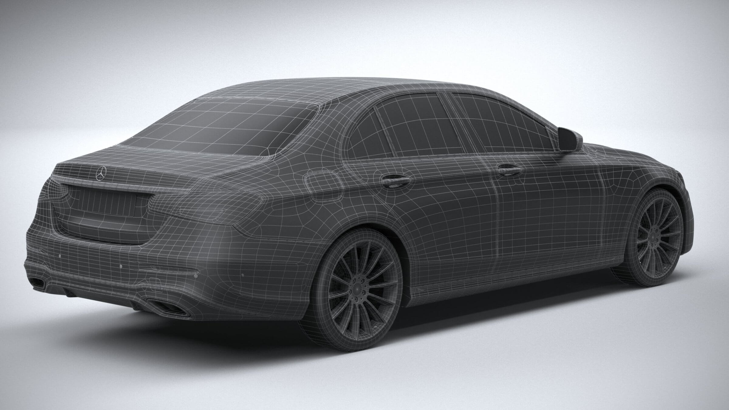Mercedes E-Class Sedan AMG Line 2021 3D Model by SQUIR