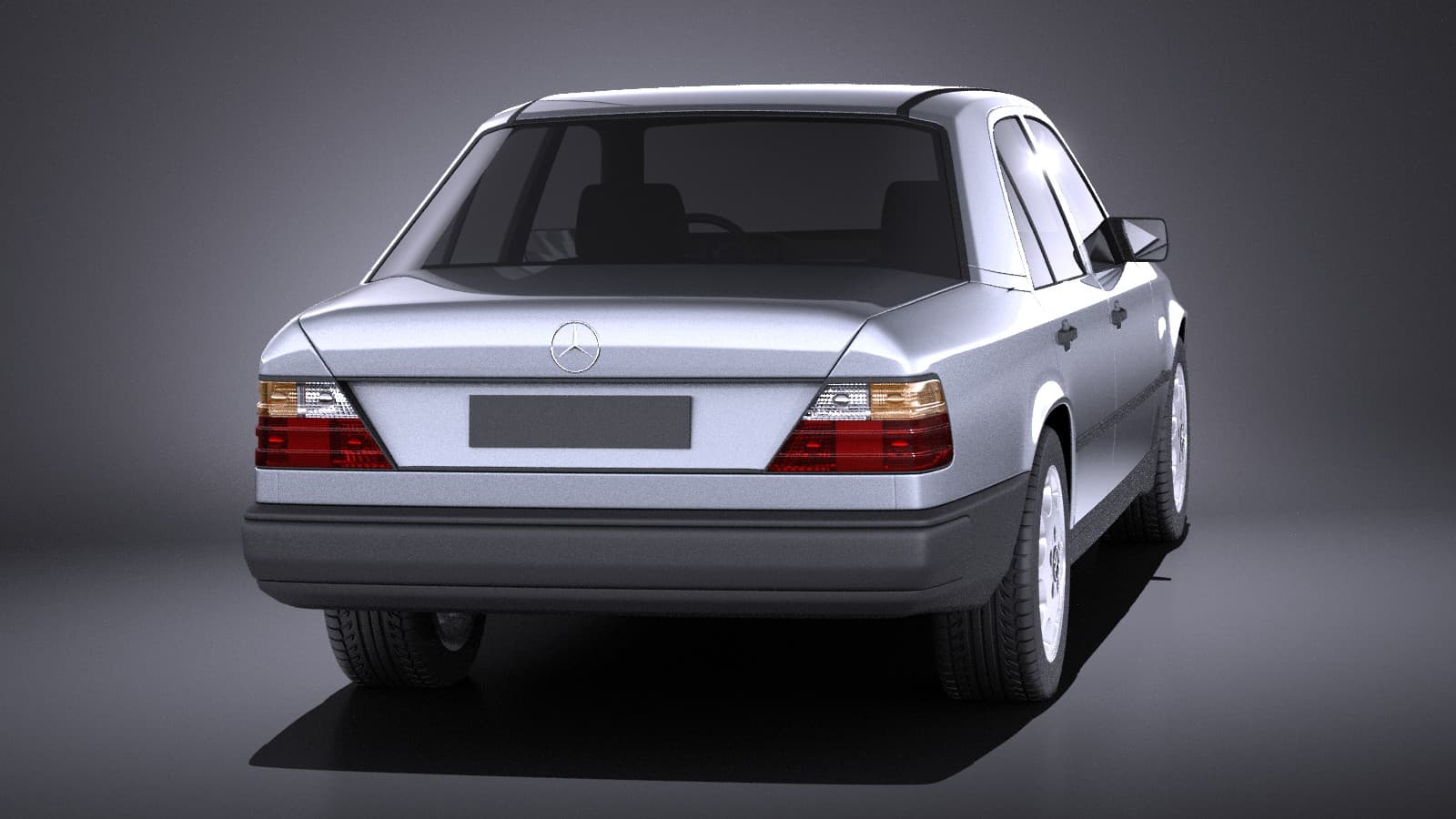 Mercedes E-Class W124 Coupe 1990 (V-Ray) 3D Model by SQUIR