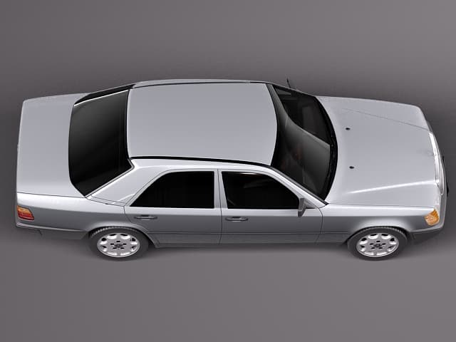 Mercedes E-Class W124 Sedan 3D Model by SQUIR