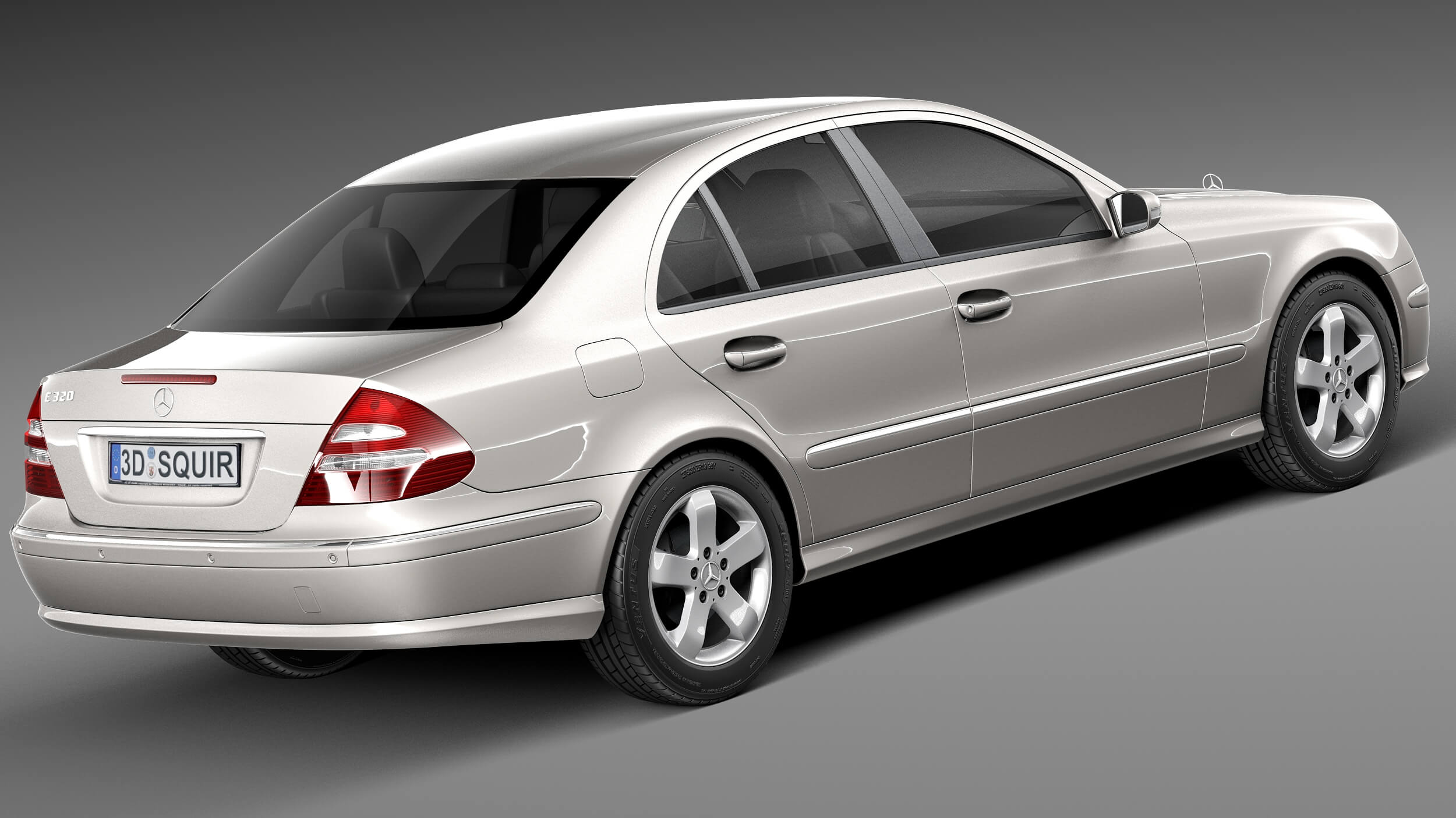 Mercedes-Benz E-Class W211 2002-2009 3D Model by SQUIR