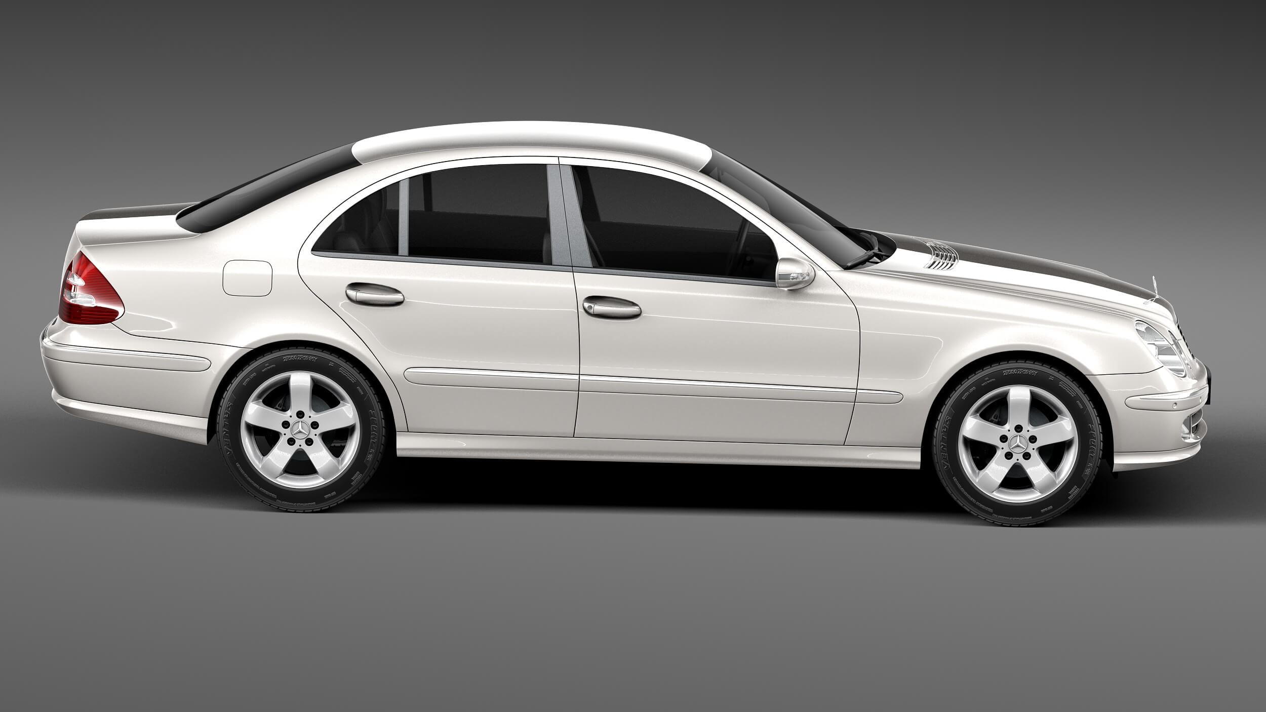 Mercedes-Benz E-Class W211 2002-2009 3D Model by SQUIR