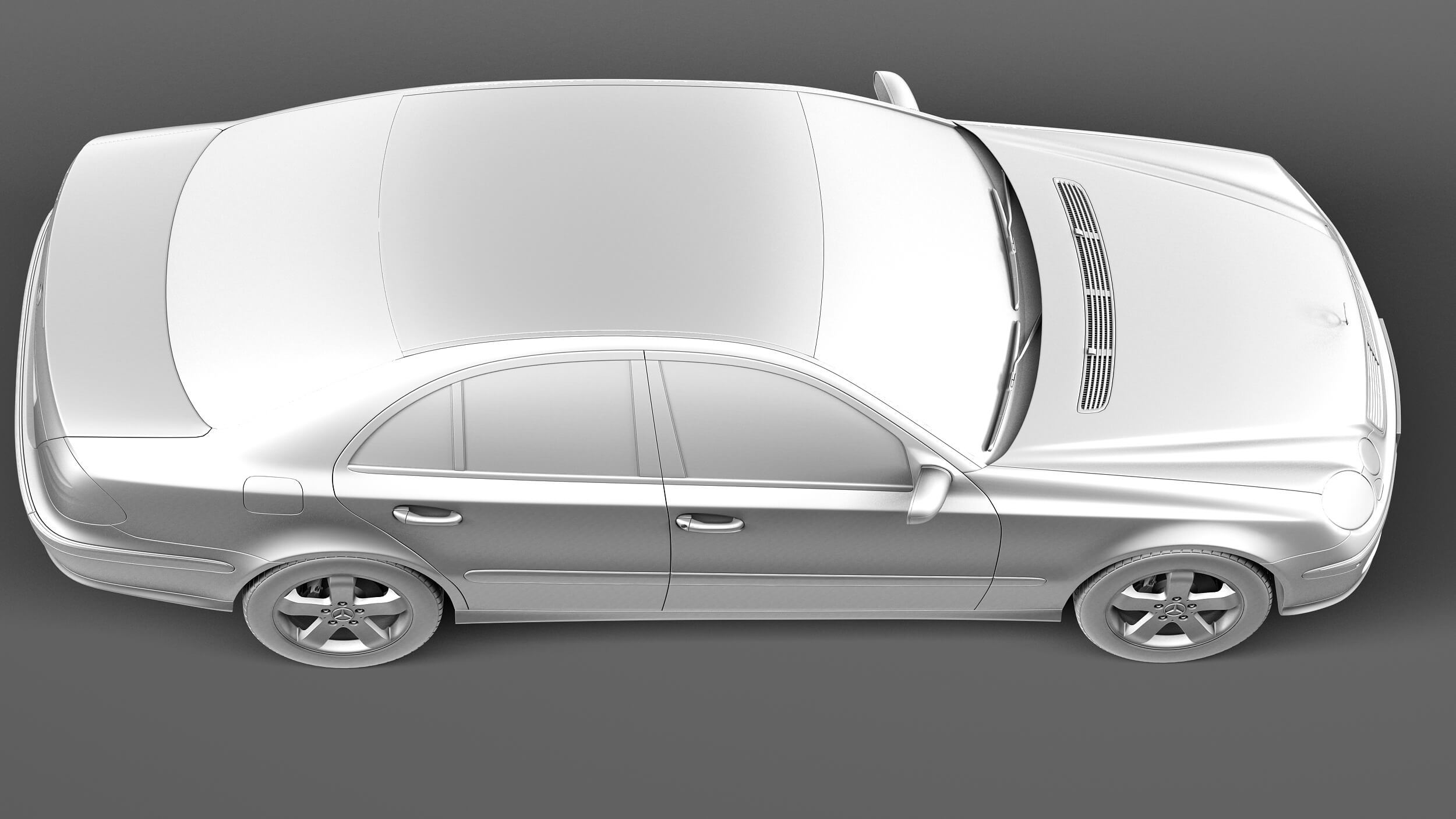 Mercedes-Benz E-Class W211 2002-2009 3D Model by SQUIR