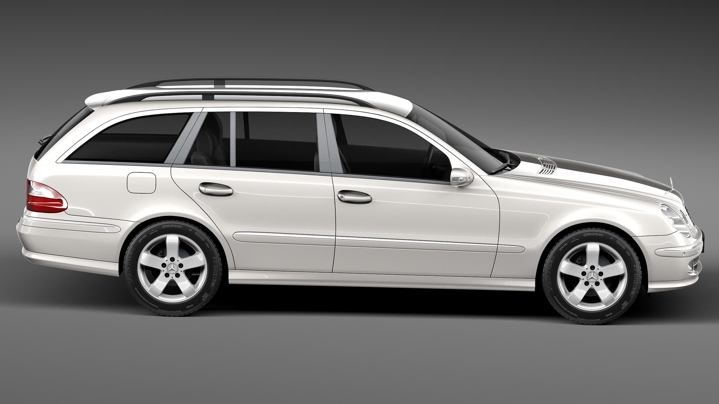 Mercedes E-Class W211 Estate 2002-2009 3D Model by SQUIR