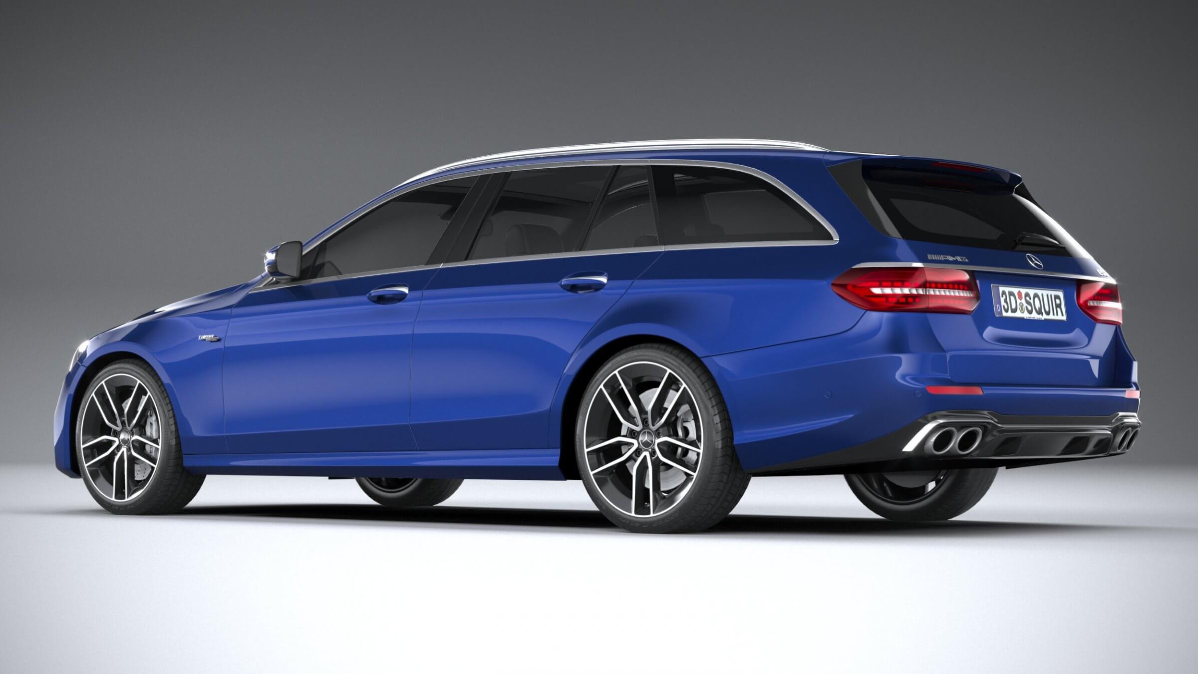 Mercedes E53 AMG Estate 2021 - 3D Model by SQUIR