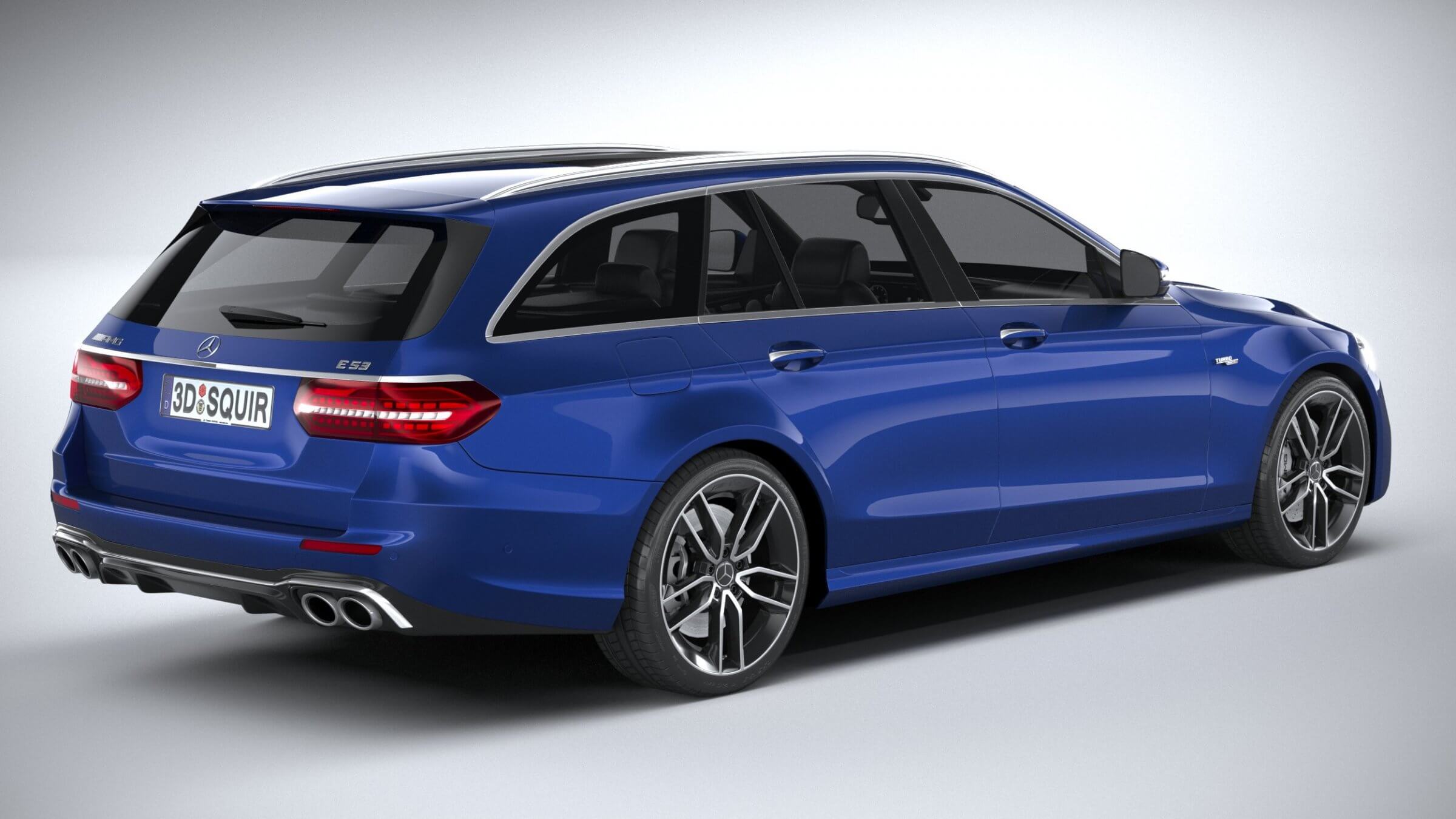 Mercedes E53 AMG Estate 2021 - 3D Model by SQUIR