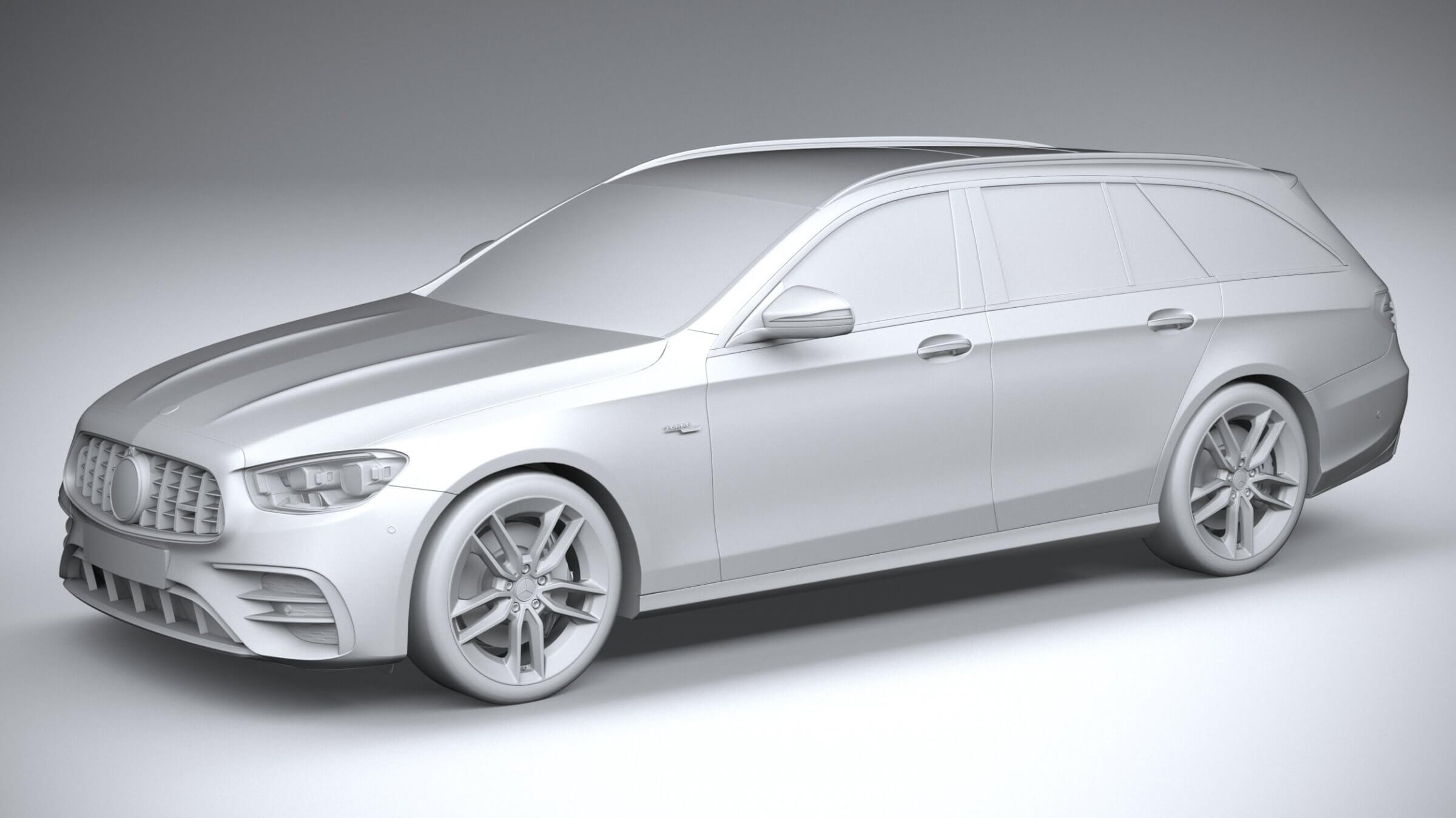 Mercedes E53 AMG Estate 2021 - 3D Model by SQUIR