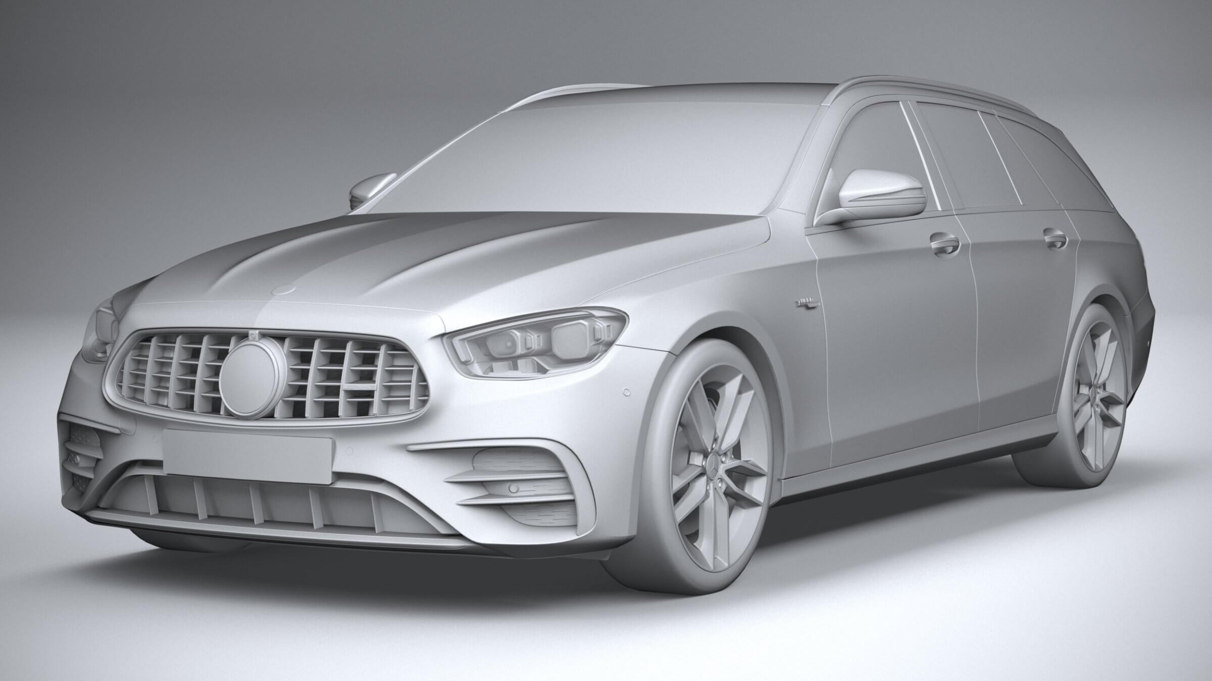 Mercedes E53 AMG Estate 2021 - 3D Model by SQUIR