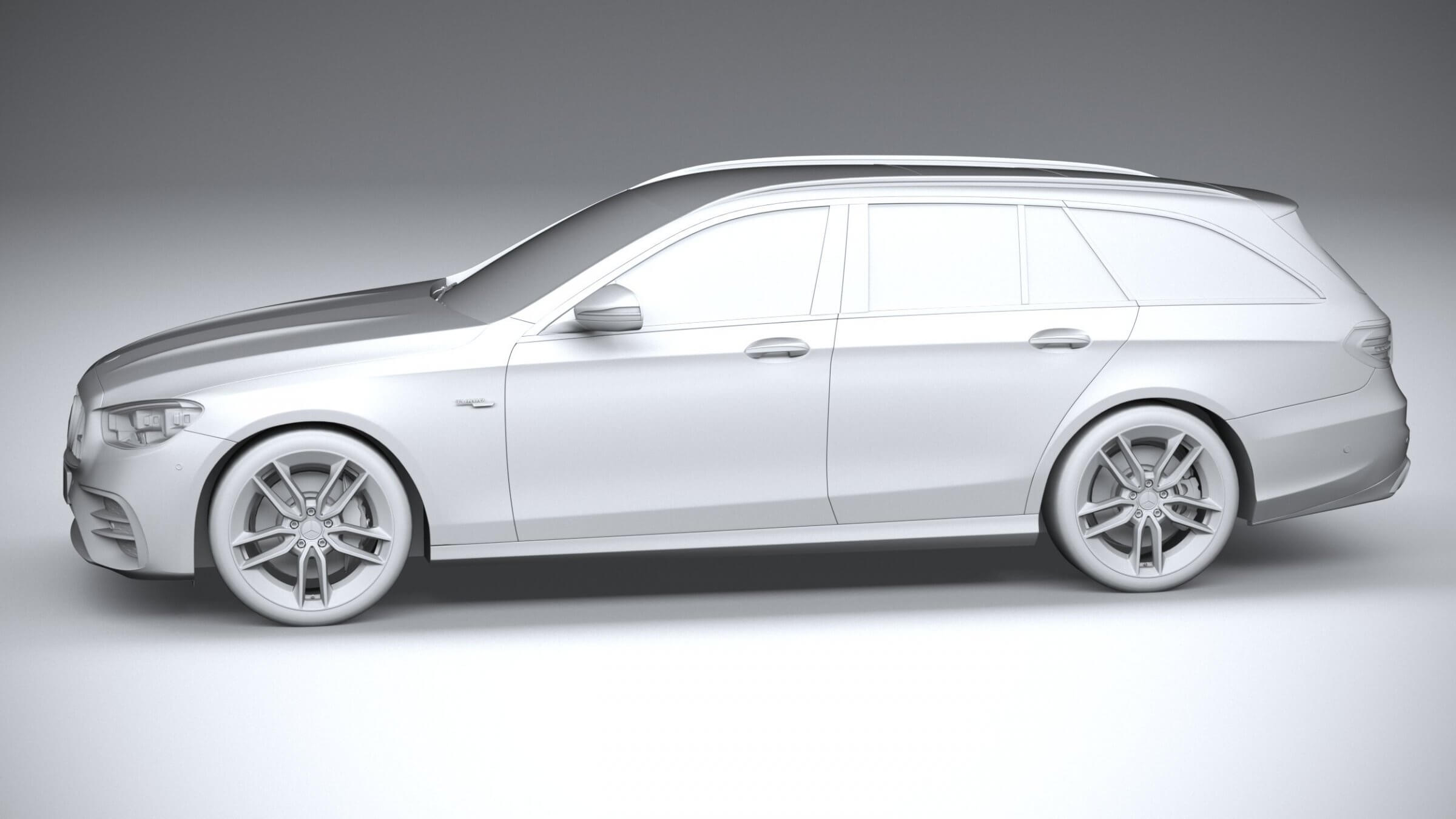 Mercedes E53 AMG Estate 2021 - 3D Model by SQUIR