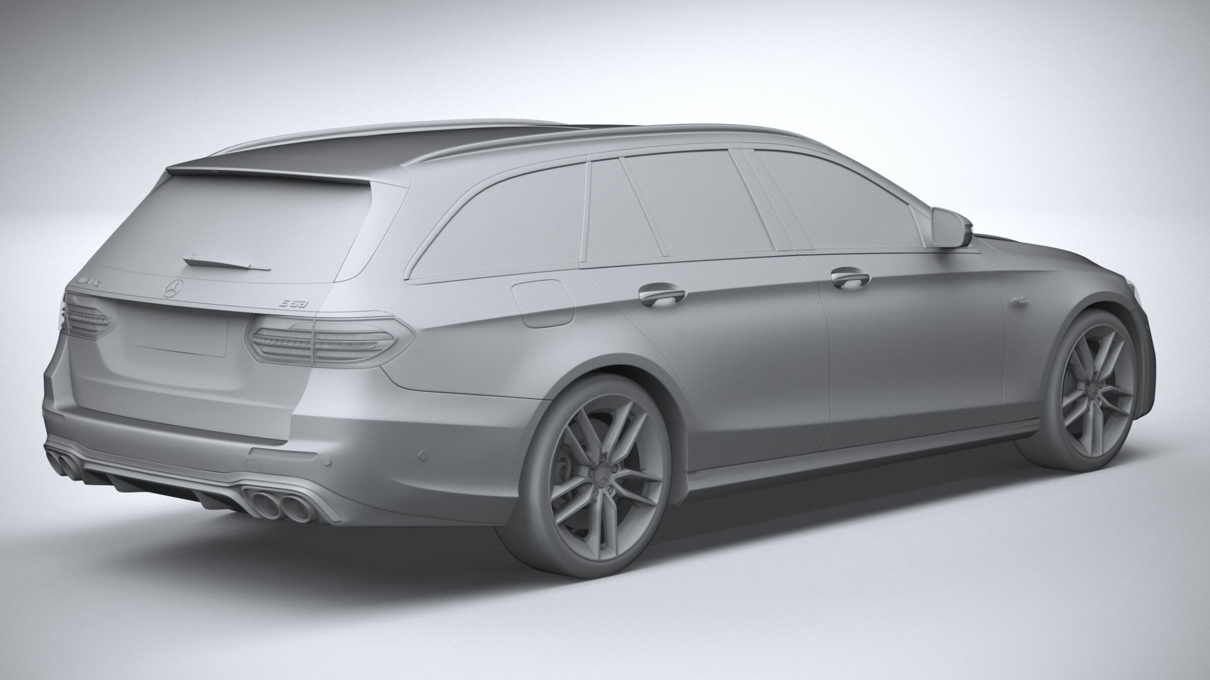 Mercedes E53 AMG Estate 2021 - 3D Model by SQUIR