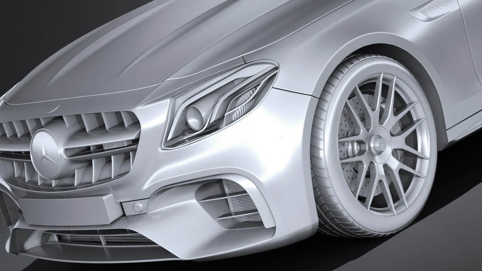 Mercedes E63 AMG 2017 - 3D Model by SQUIR