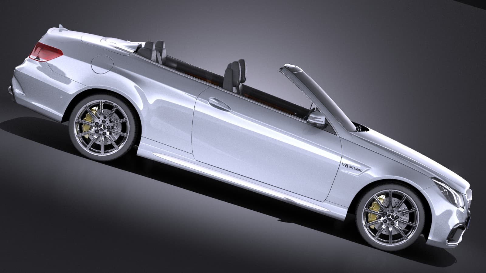Mercedes E63 AMG Convertible 2015 (V-Ray) 3D Model by SQUIR