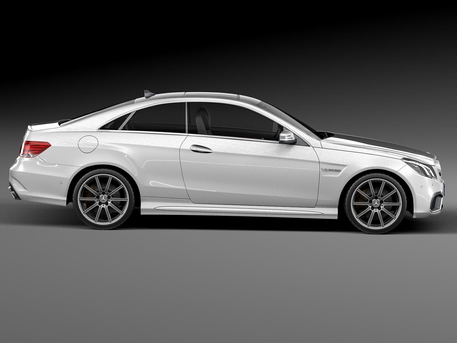 Mercedes E63 AMG Coupe 2014 - 3D Model by SQUIR