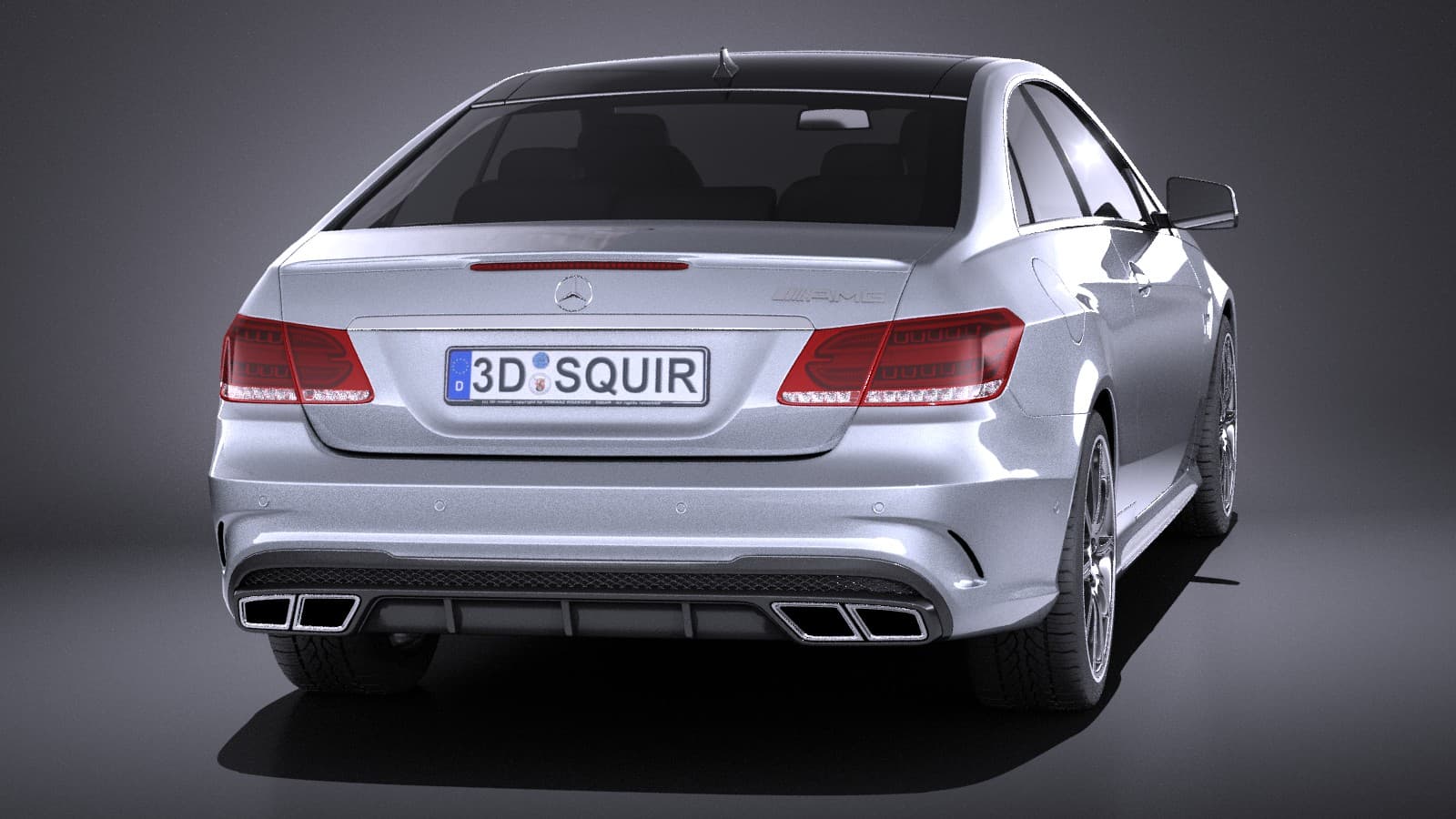 Mercedes E63 AMG Coupe 2015 (V-Ray) 3D Model by SQUIR
