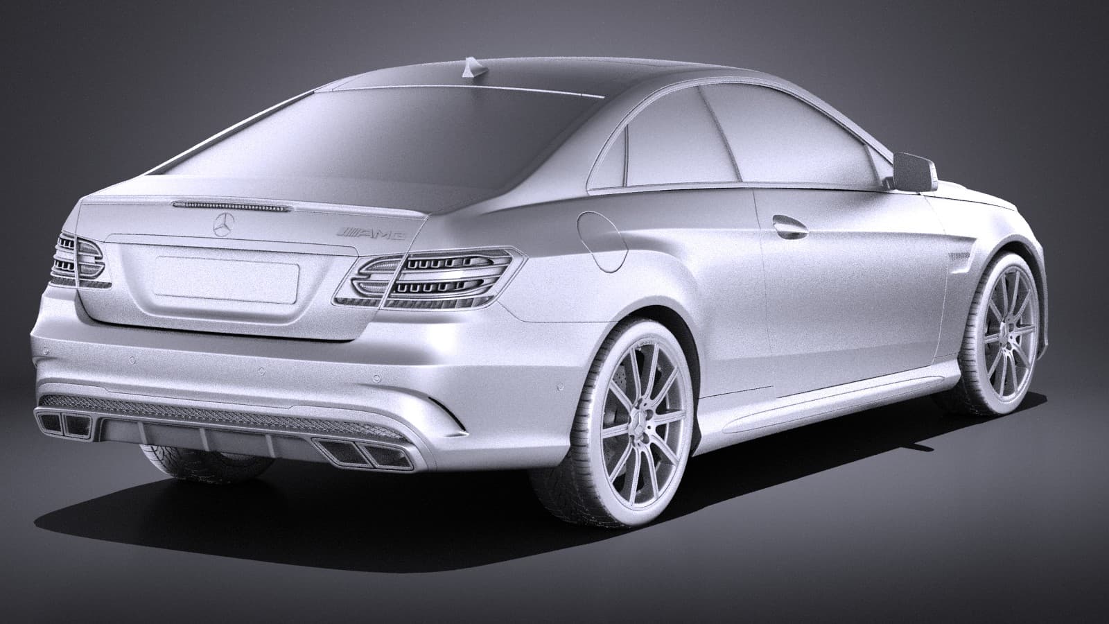 Mercedes E63 AMG Coupe 2015 (V-Ray) 3D Model by SQUIR